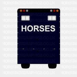 Horses Lettering Text Sticker | Horse Box Graphics